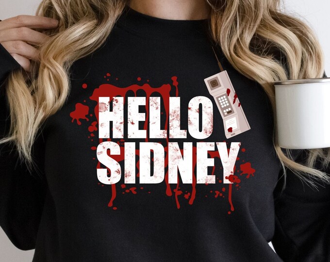 Hello Sidney PNG Scream Png, Scary Movie Png, Horror Png Digital ...