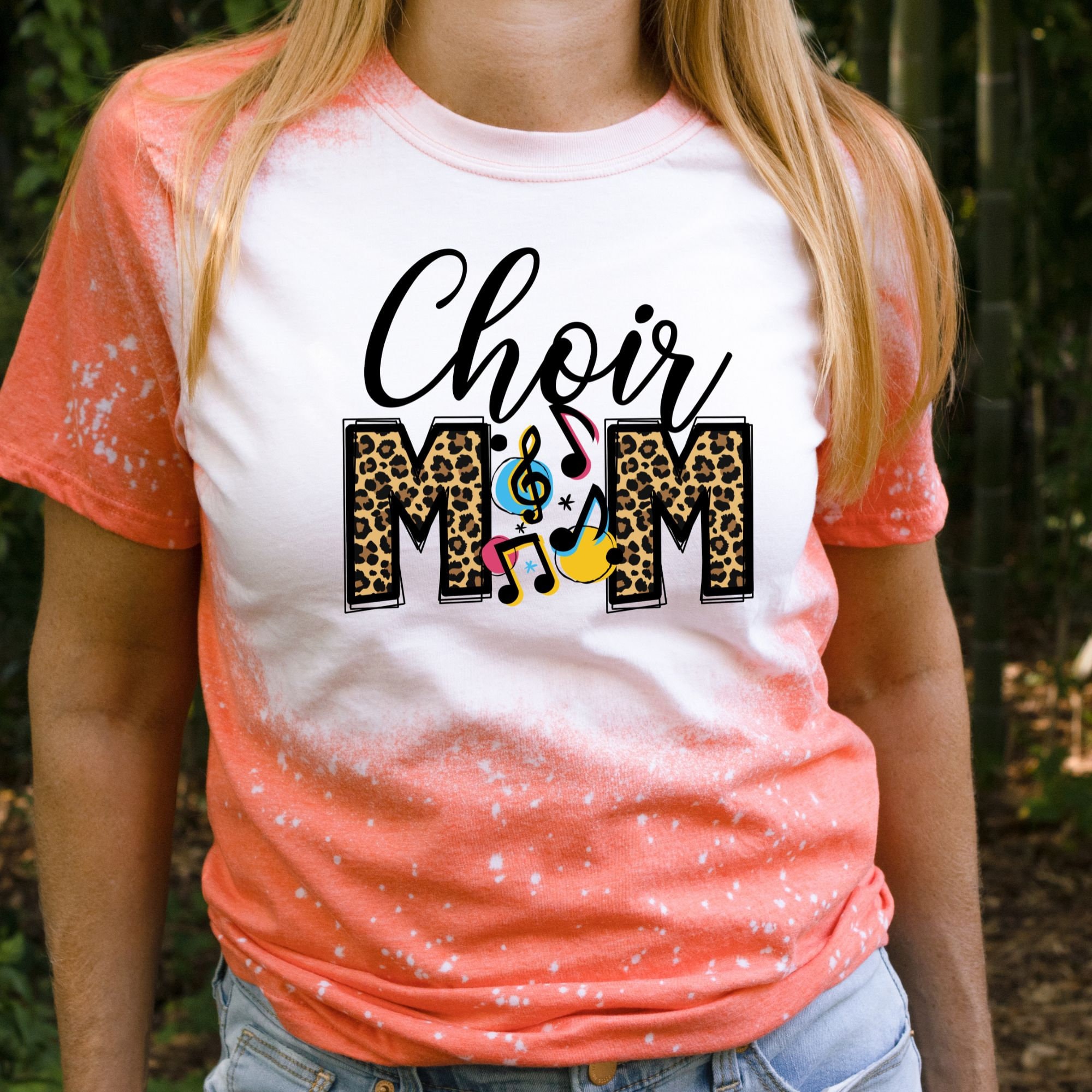 Choir Mom PNG Leopard Print Sublimation Design Choir Png Chorus Png Choir Mama Png Digital ...