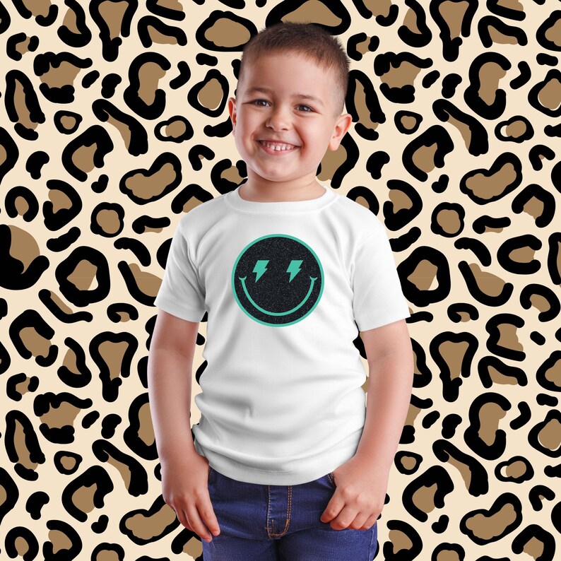16 Bundle Leopard Smiley Face PNG Retro Smiley Png Cheetah Smiley Face ...