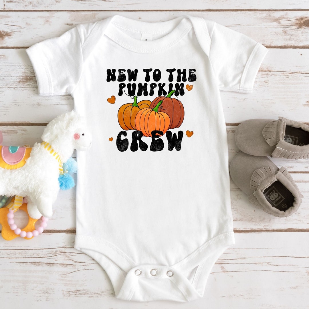New to the Pumpkin Crew Png Pumpkin Png Baby Halloween Design Fall Baby ...