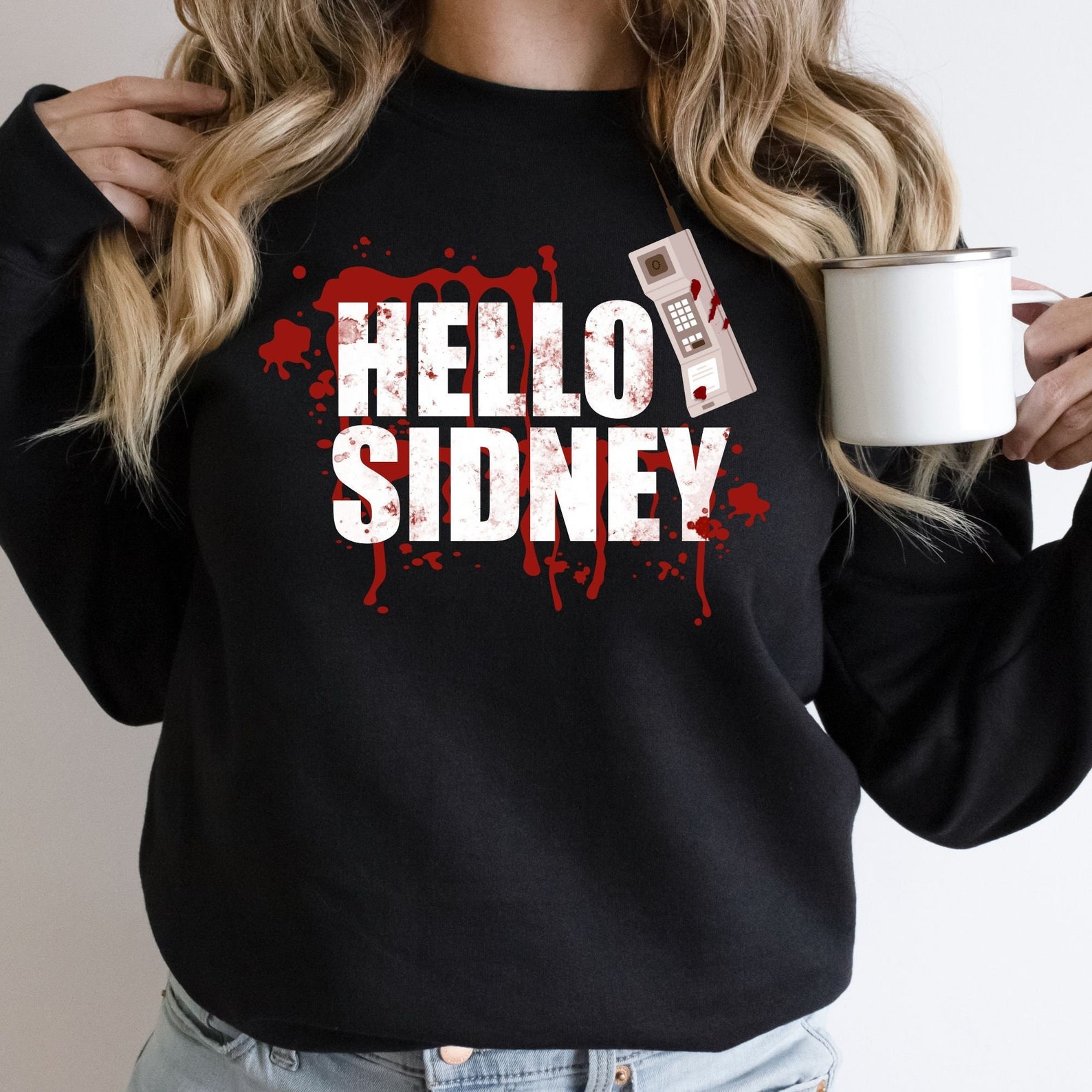 Hello Sidney PNG Scream Png, Scary Movie Png, Horror Png Digital ...