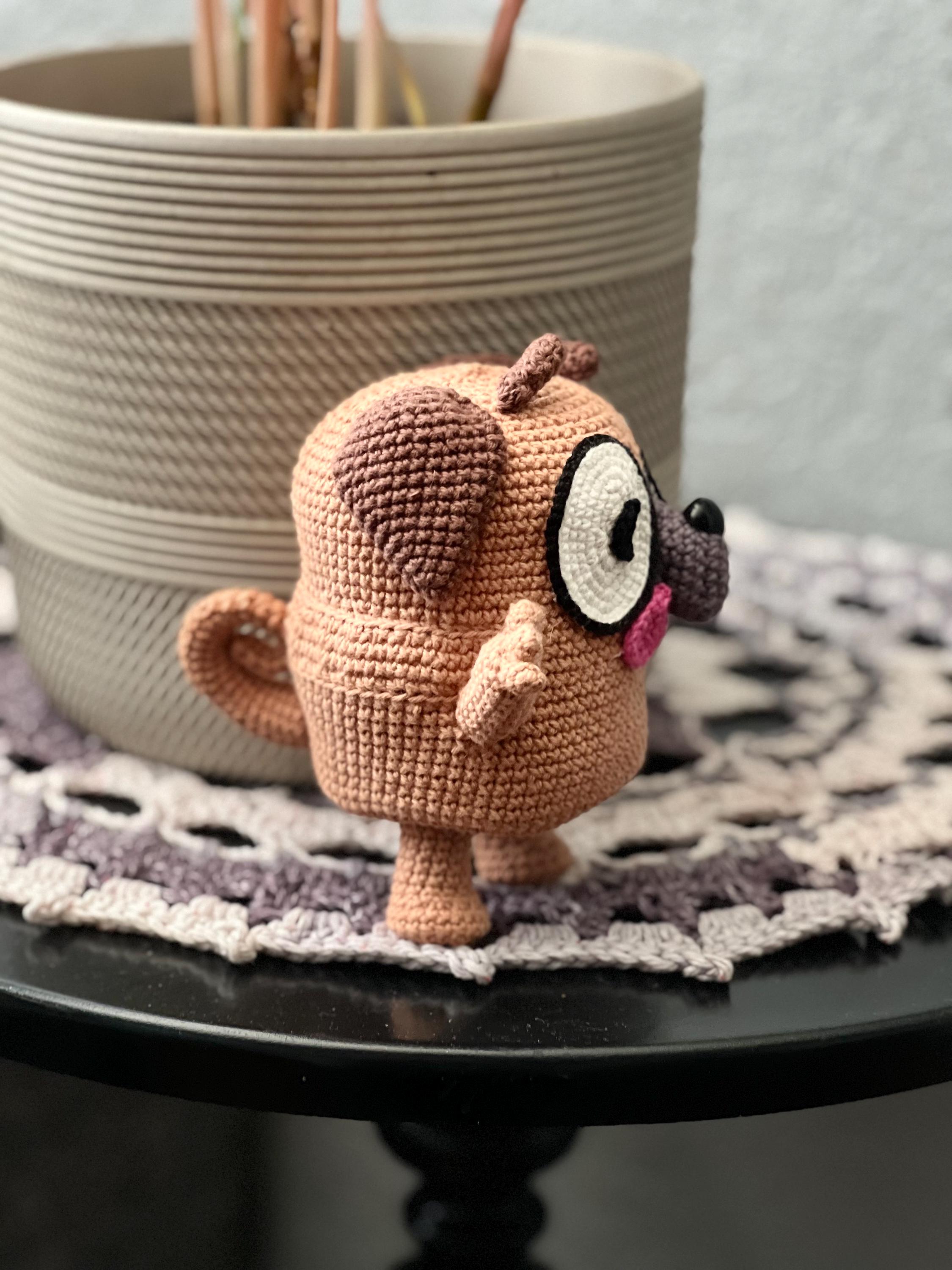 Bluey, Bingo, Buddy, Winton, Bandit Plushies Inspired Amigurumi Pups. 8 ...