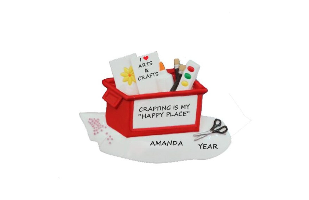 Loves Arts & Crafts Projects Personalized Ornament for Young and Old ...