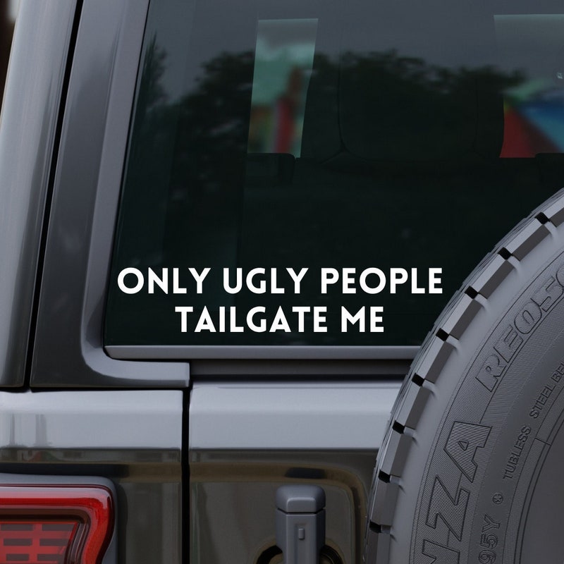 Tailgating Bumper Sticker - Etsy