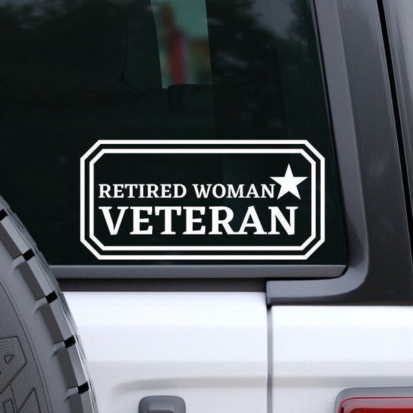 Women Veterans Bumper Sticker - Etsy
