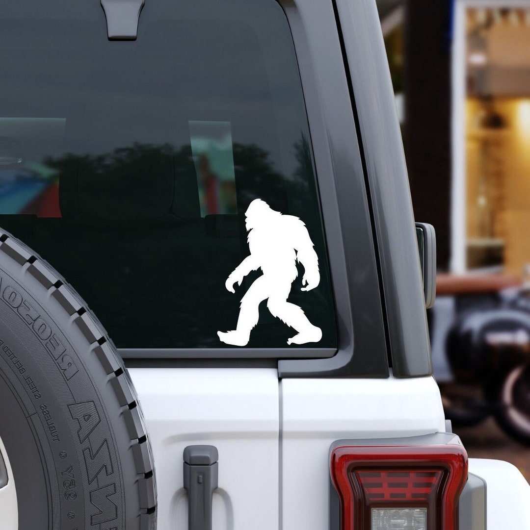 Sasquatch Decal, Bigfoot Decal, Bigfoot Sticker, Vinyl Decal, Hiking ...