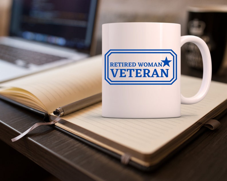 Retired Woman Veteran Car Decal, Military Women, Vinyl Decal, Bumper ...