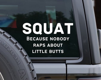 Bodybuilding Car Decal - Etsy