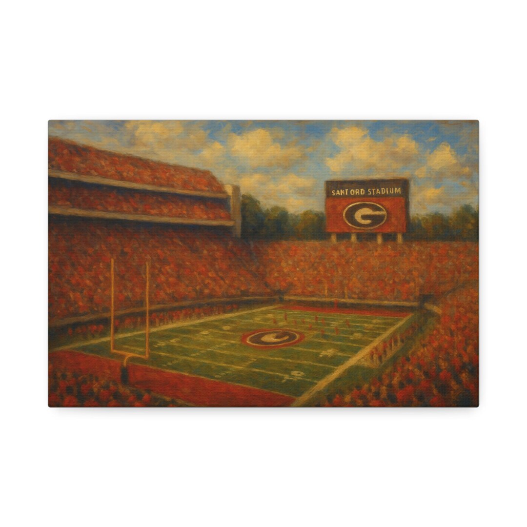 Canvas Wall Art - UGA Sanford Stadium, - Etsy