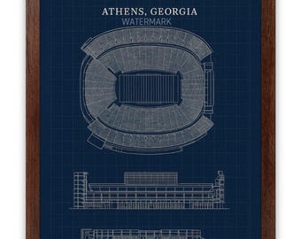 University of Georgia Stadium Digital Download - Etsy