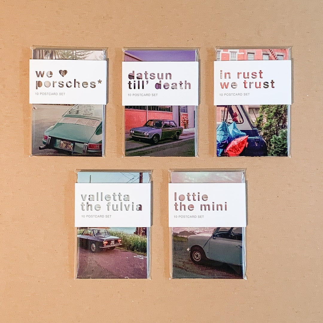 Classic Car Postcard Set - Limited Edition - Etsy
