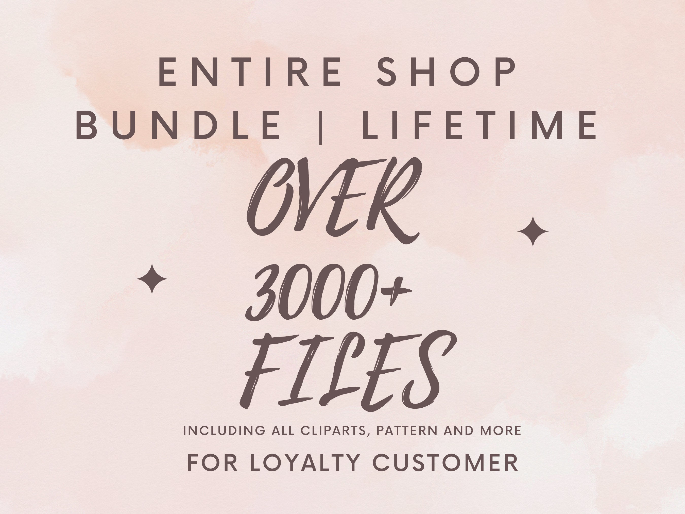LIFETIME Entire Store Clipart and Design Access ALL Cliparts, Pattern ...