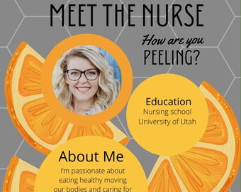 Meet the School Nurse Templates - Etsy