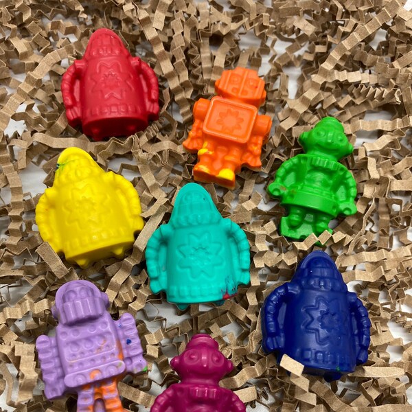 Robot Crayon - Etsy