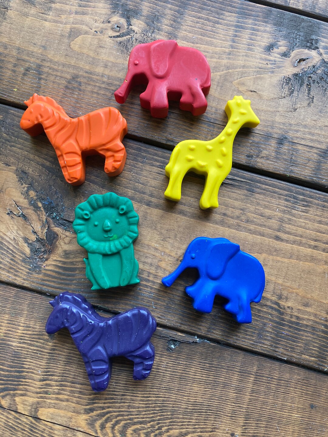 Zoo Animal Crayons,circus Party Favors,kids Birthday,stocking Stuffer ...