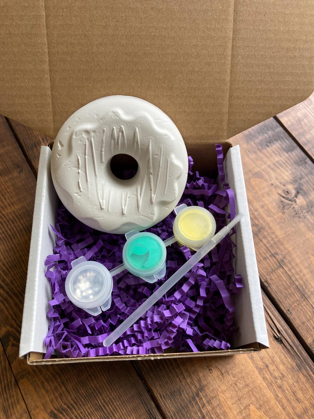 Donut Paint Your Own Kit,party Bag Filler,kids Crafts,diy,kids Paint ...