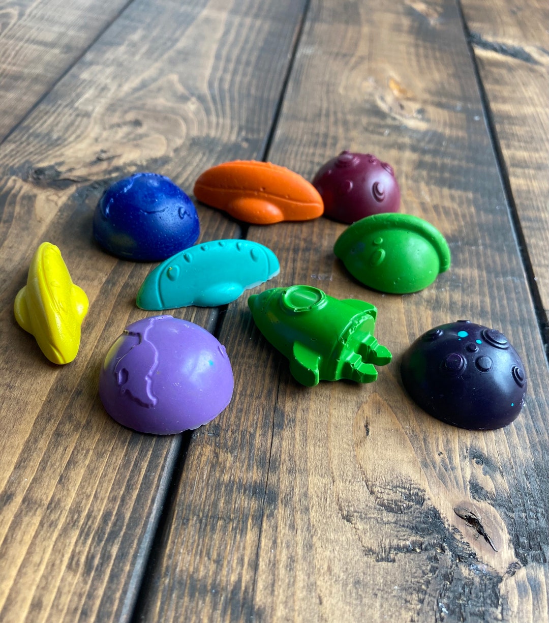 Rocket Ship Crayons,outer Space Party Favors,kids Birthday,easter ...