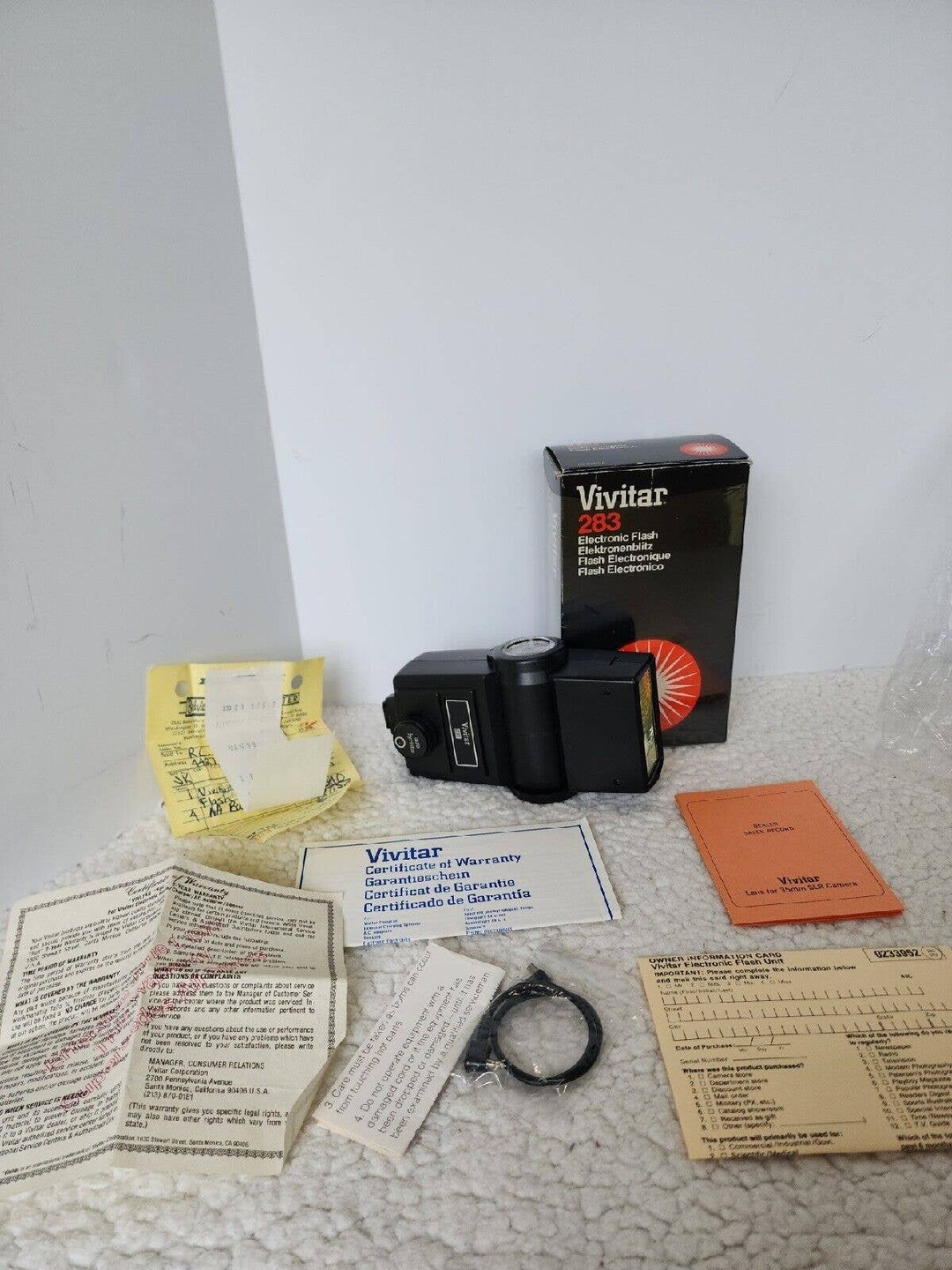 Mint Vivitar 283 Flash Instructions Made in Japan Tested - Etsy