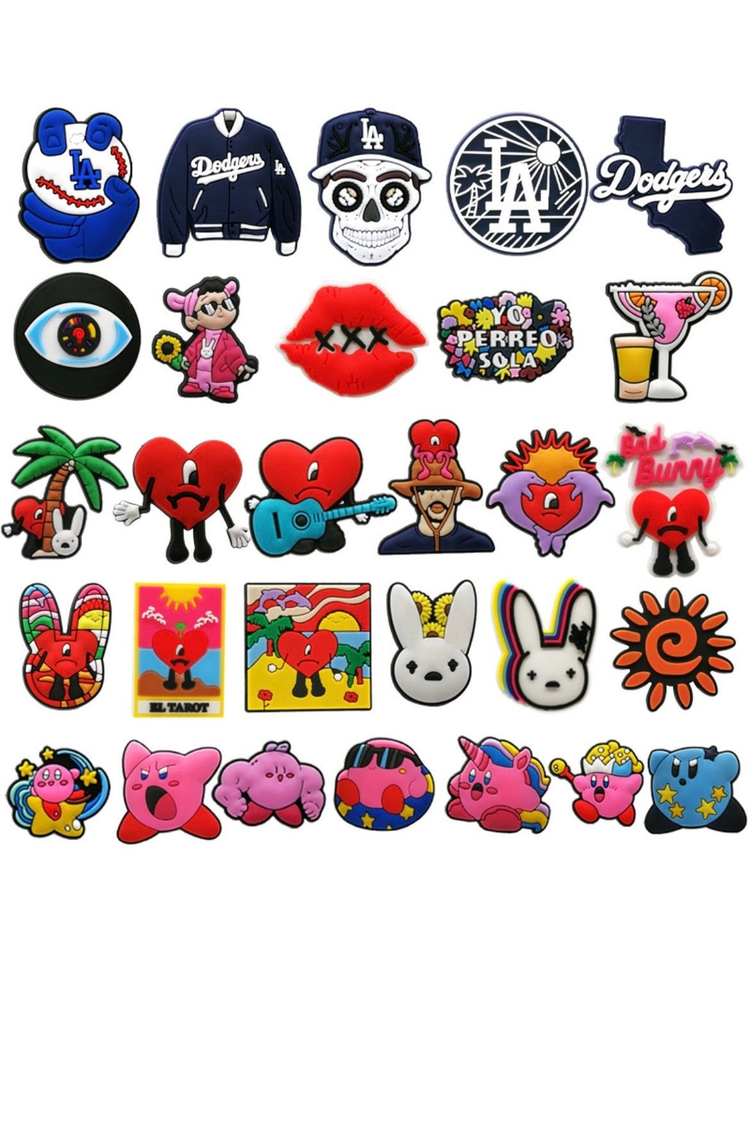 Charms for Crocs Exclusive Party Packs - Shoe Charms - Shoe Clips ...