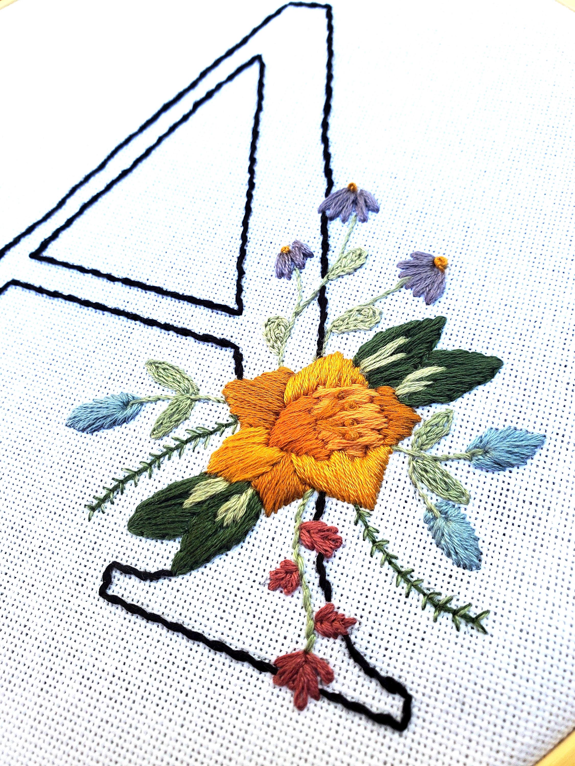 Personalized Embroidery of First Initial or Monogram - Etsy