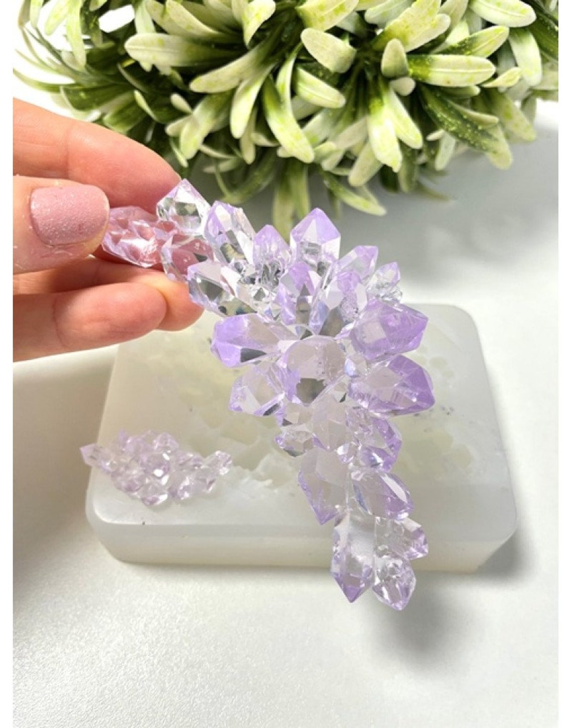 2 Set Professional Crystals. Crystal Mold Stone Mold Crystal - Etsy