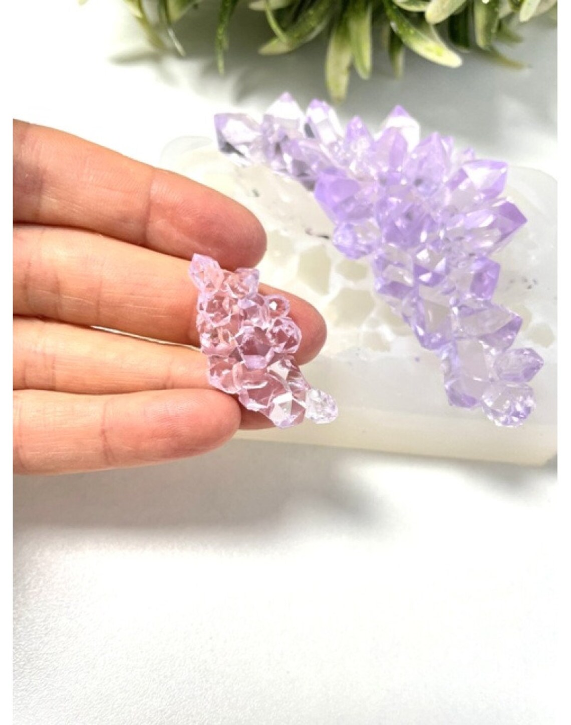 2 Set Professional Crystals. Crystal Mold Stone Mold Crystal - Etsy