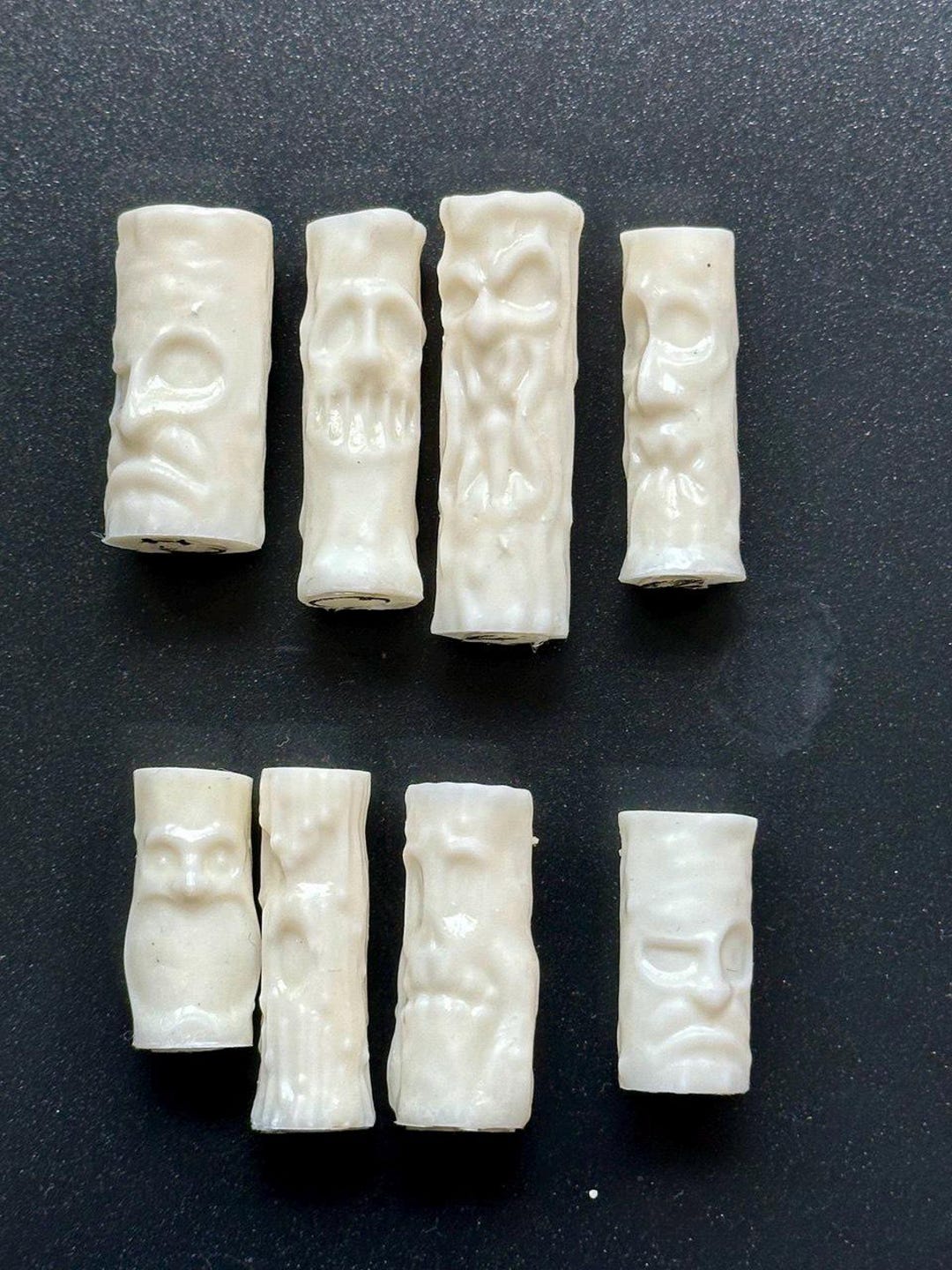 Creepy Totem Face Charms Silicone Mold: Resin Horror Figures for Gothic ...