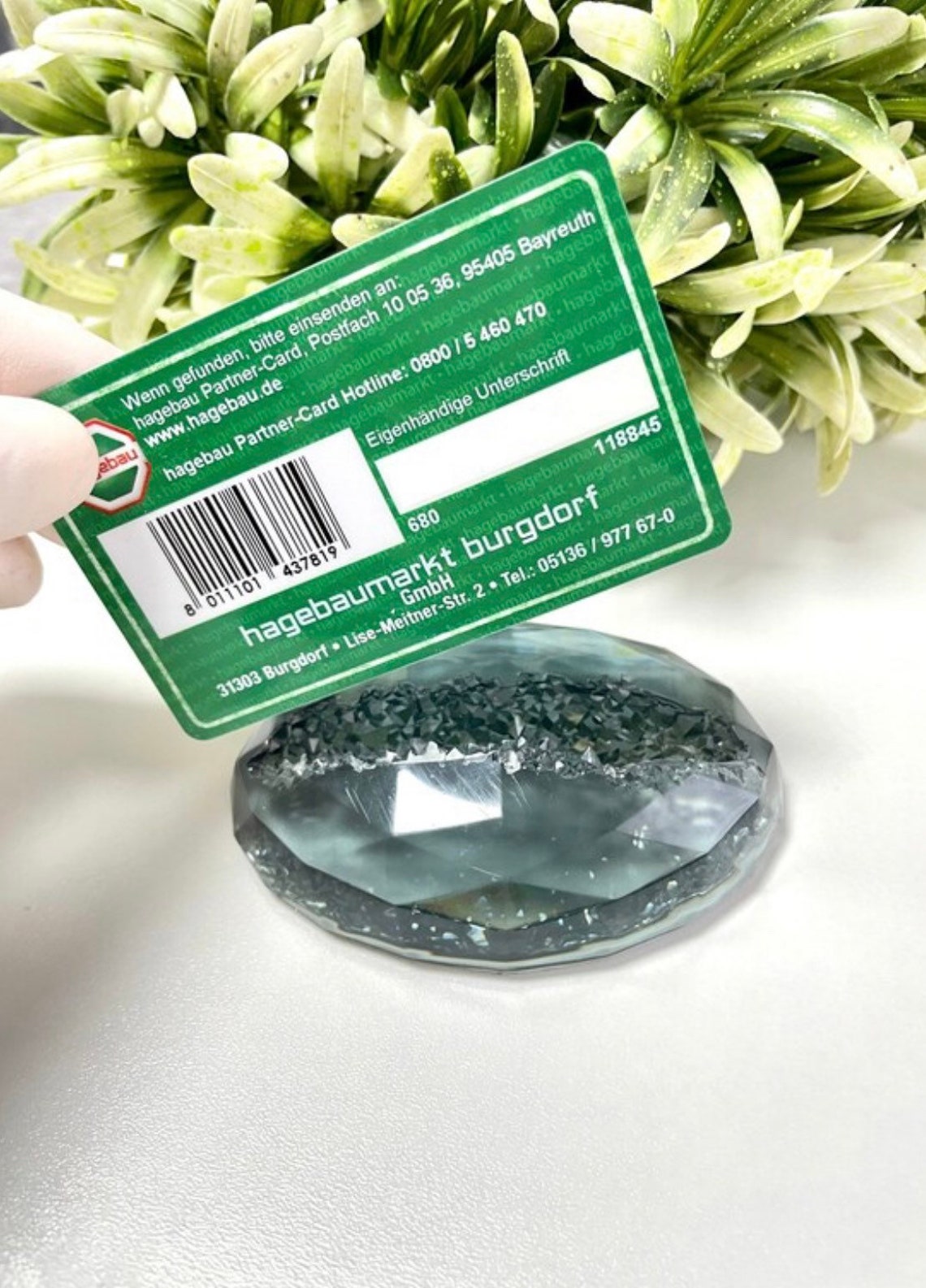 Crystal Geode Holder of Business Card Silicone Mold. Card - Etsy