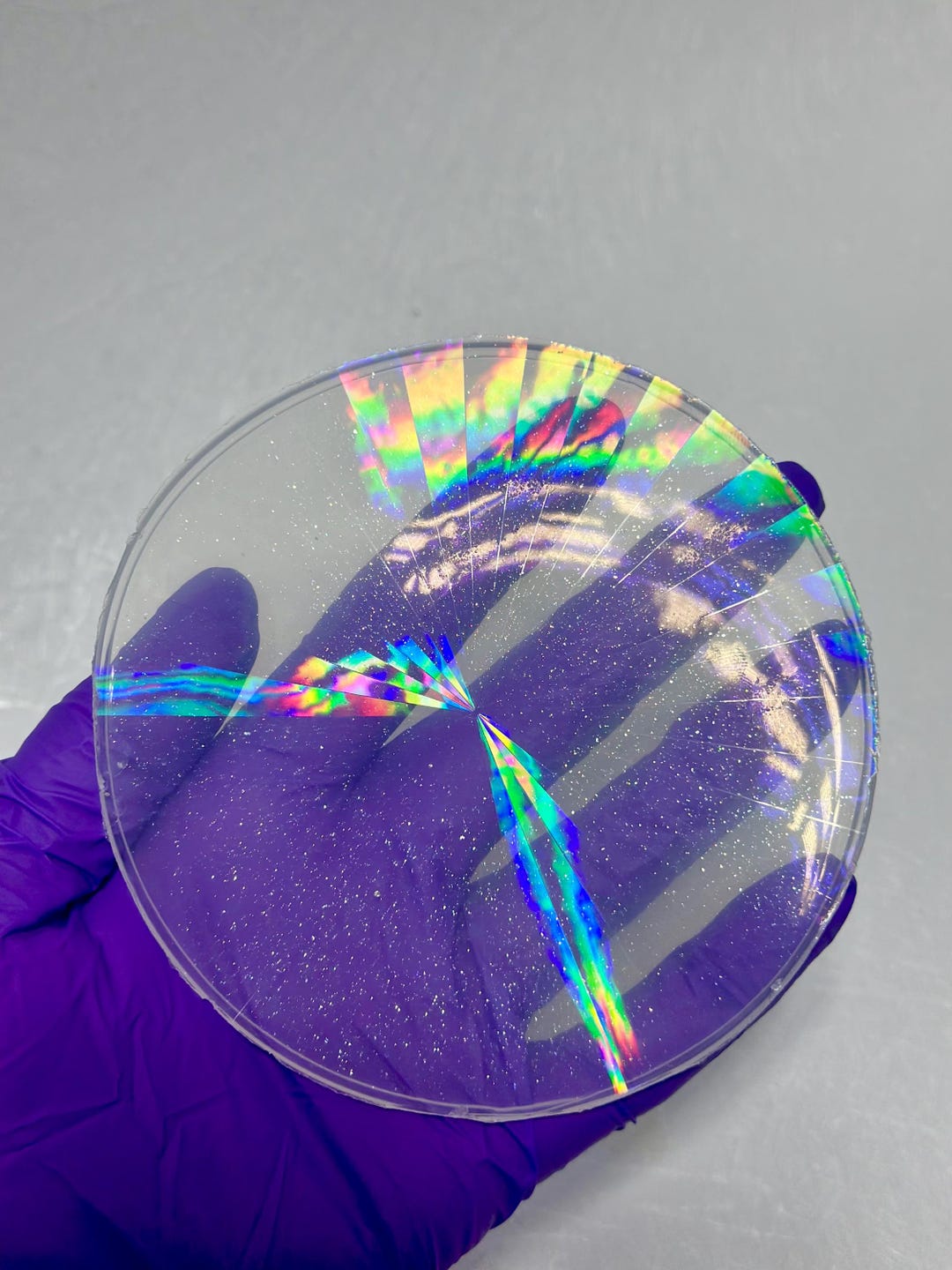 DIY Holographic Inlay Mat - Silicone Mold for Epoxy Resin, Holo Craft ...