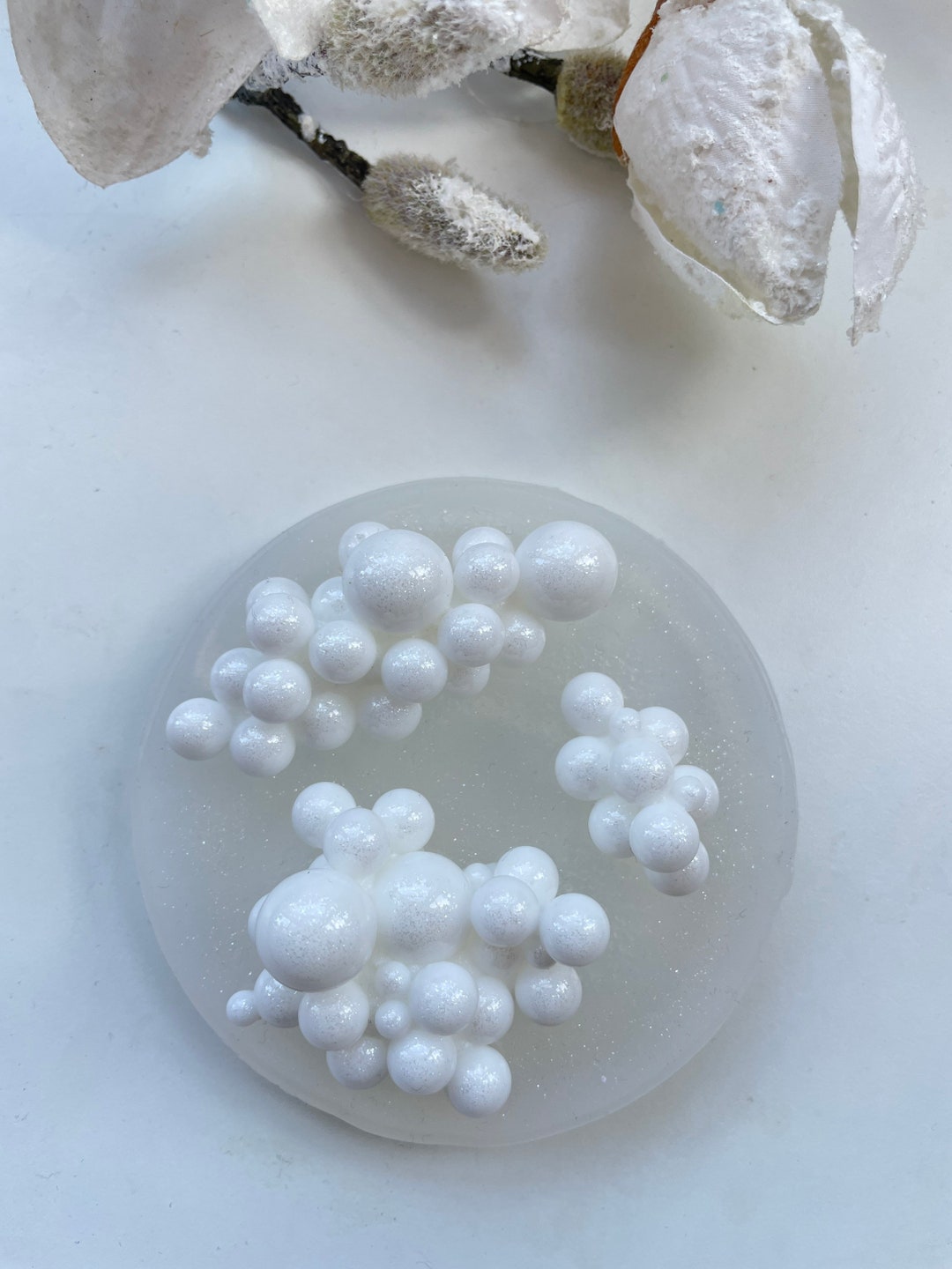 3 Set Unique Medium Bubbles Silicone Mold. Abstract Epoxy Mold Bubble ...