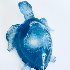 Crystal Sea Turtle Resin Mold Extra Large Geode Silicone Create Custom ...