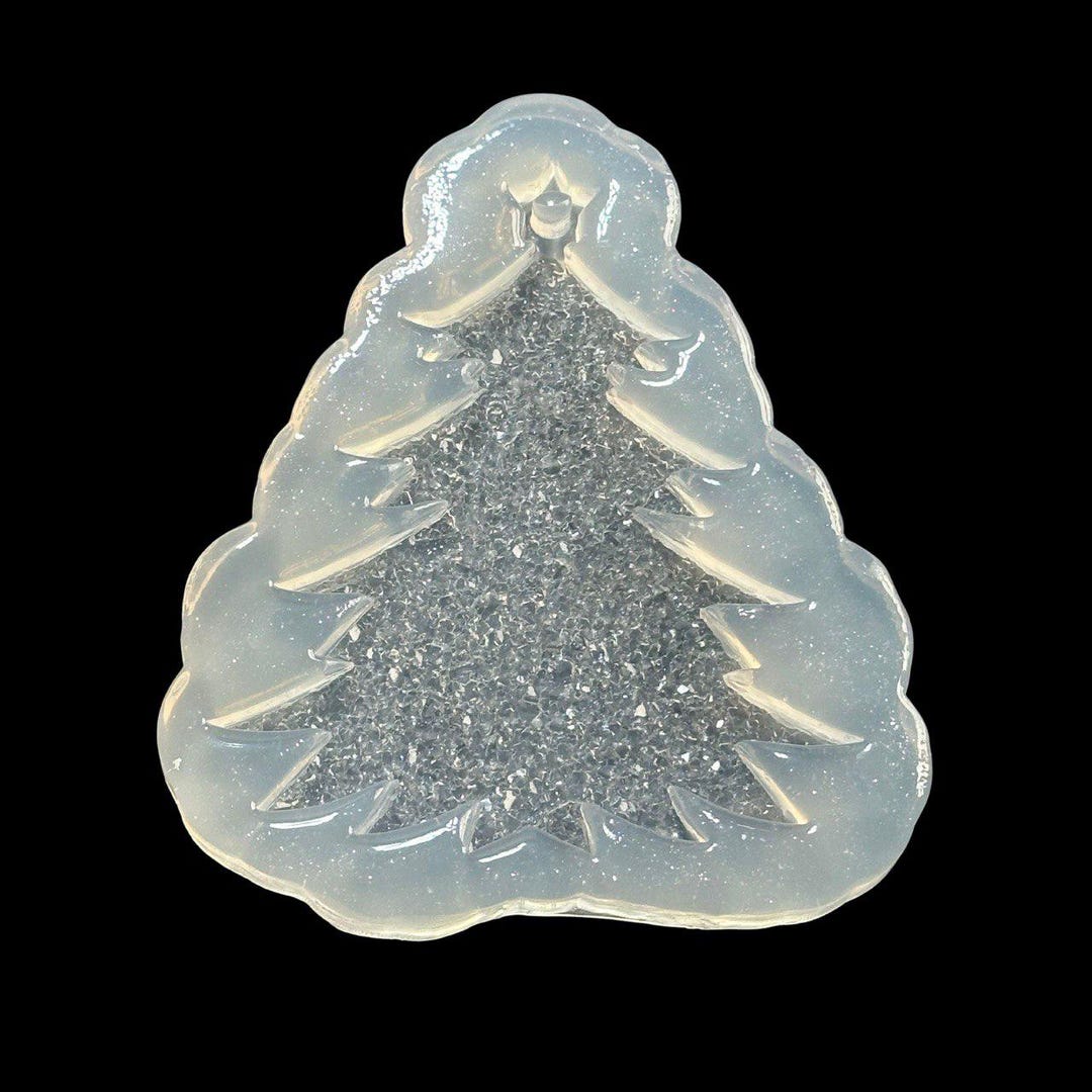 Crystal Christmas Tree Resin Mold – Druzy Silicone Mold for DIY Holiday ...
