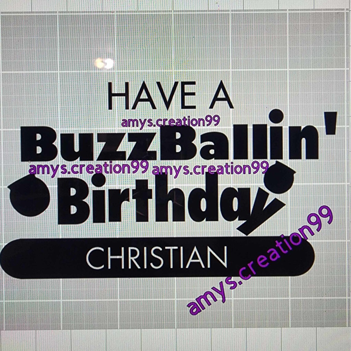 Personalized Buzzball Birthday Svg and Png - Etsy