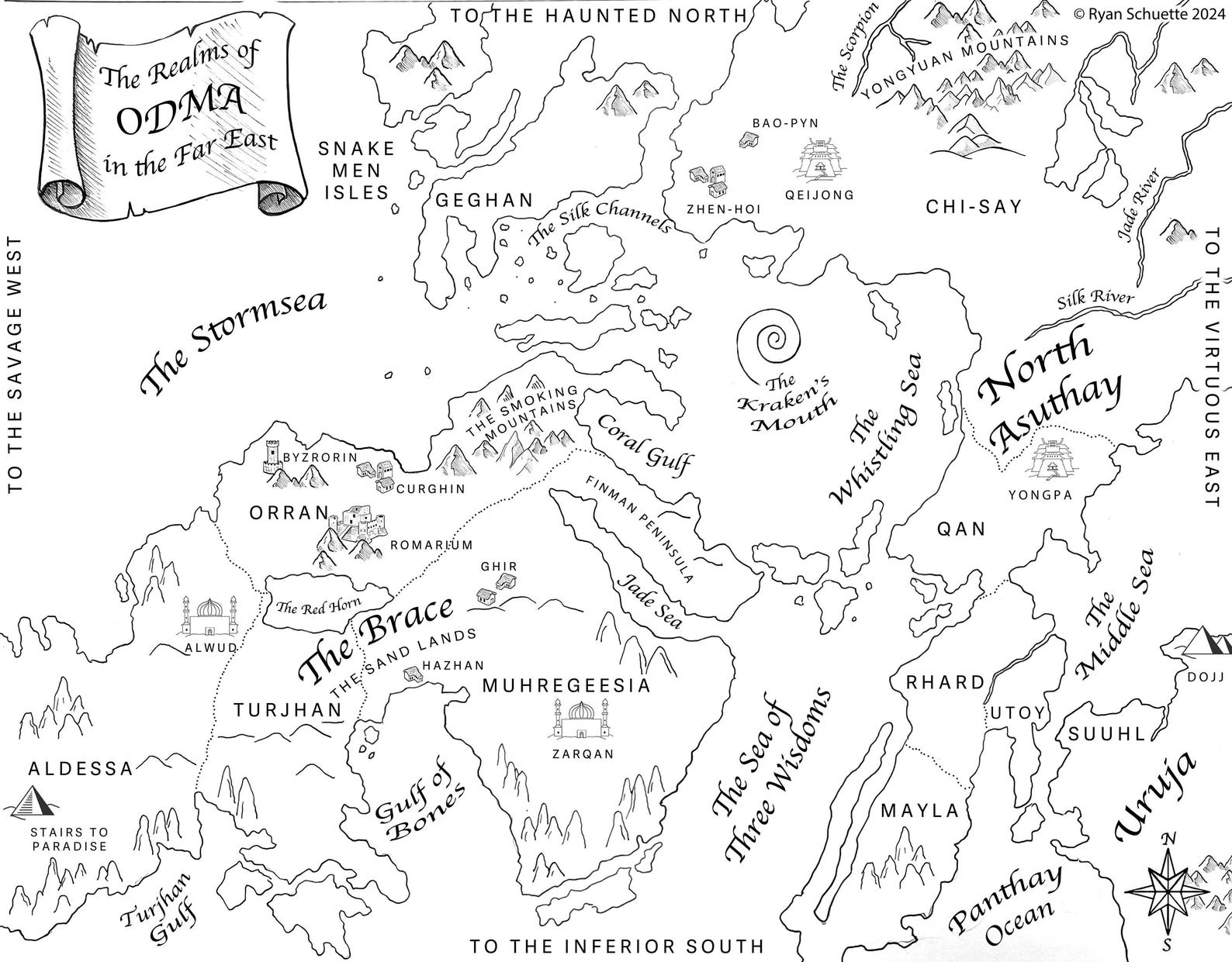 Custom Fantasy Map | Custom Illustrated Maps for Novels, Film, Media ...