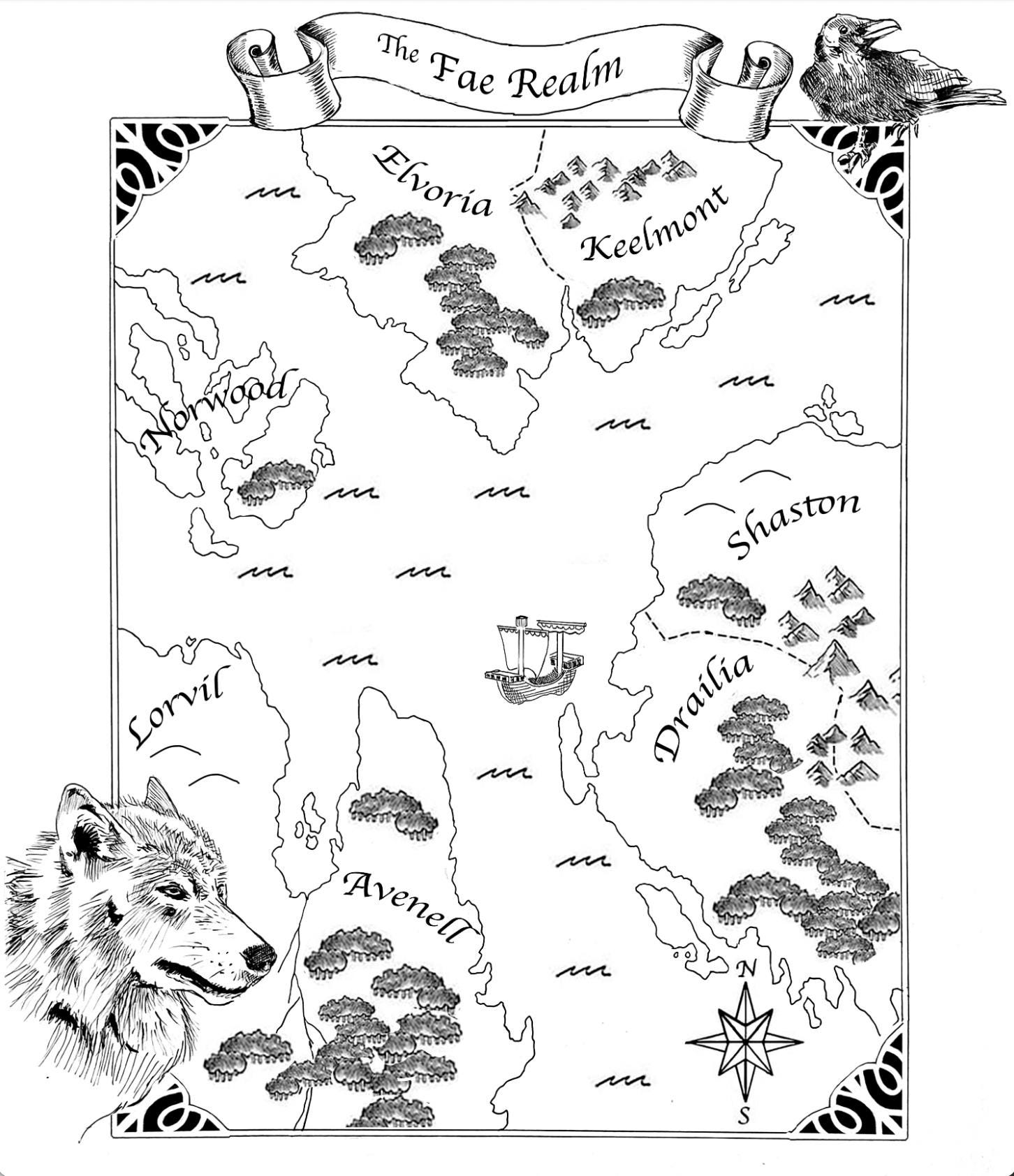 Custom Fantasy Map | Custom Illustrated Maps for Novels, Film, Media ...