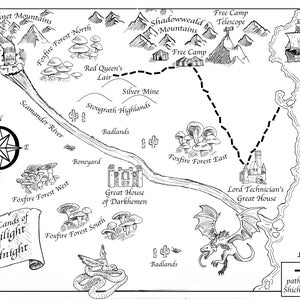 Custom Fantasy Map | Custom Illustrated Maps for Novels, Film, Media ...