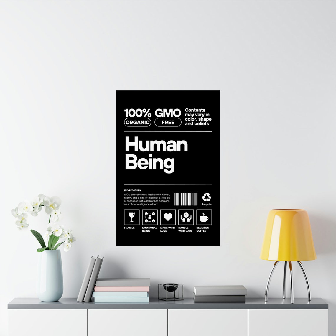 Human Being Matte Vertical Posters - Etsy