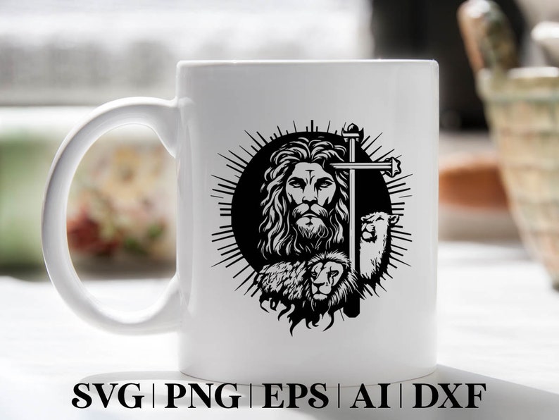 Lion Jesus Svg, Lion Jesus Png, Lion of Judah Svg, Jesus the Lion Svg ...
