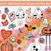 Groovy Halloween Clipart Bundle Png, Retro Halloween Clipart Bundle, 36 ...