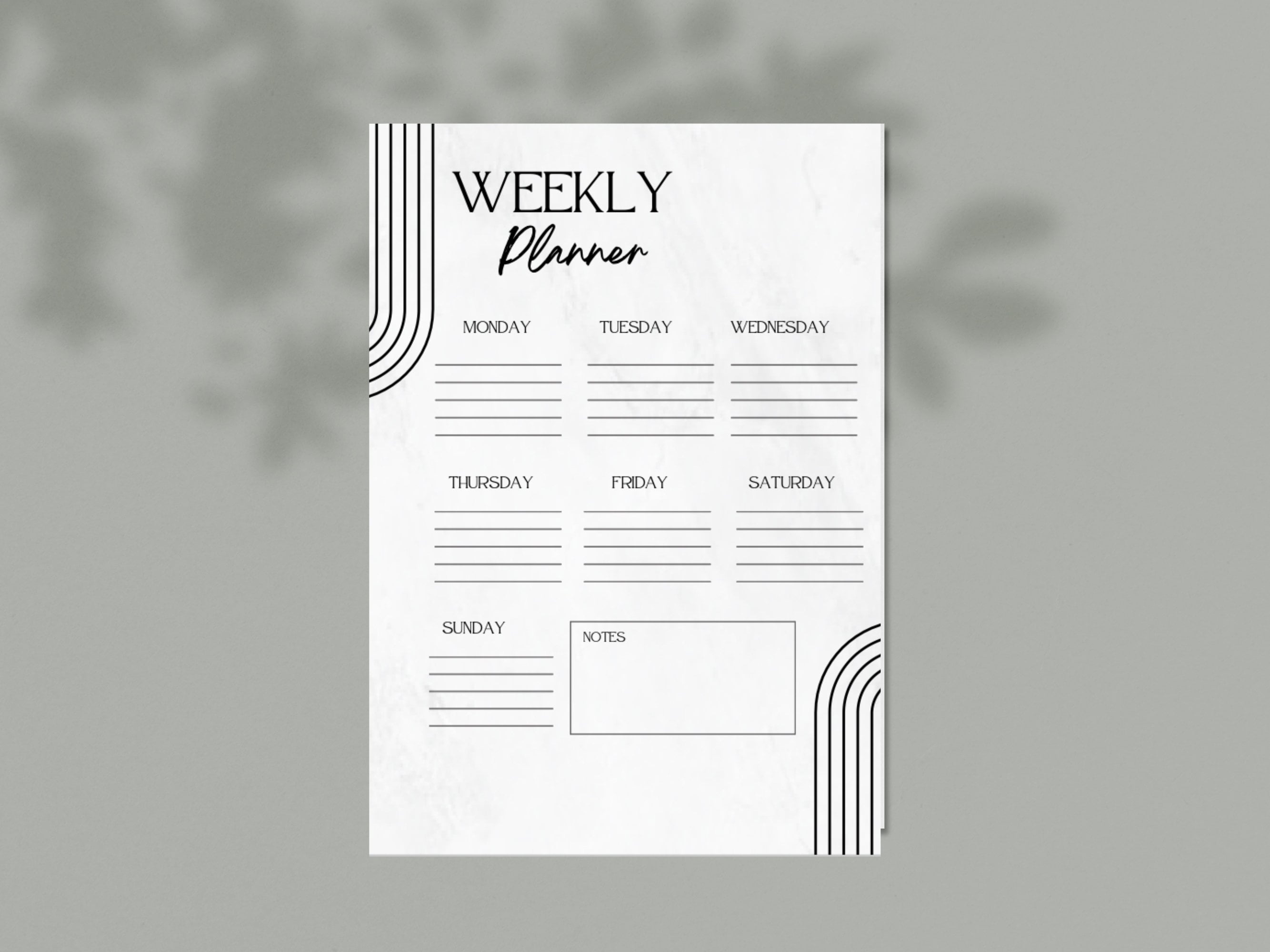 Digital Weekly Planner - Etsy