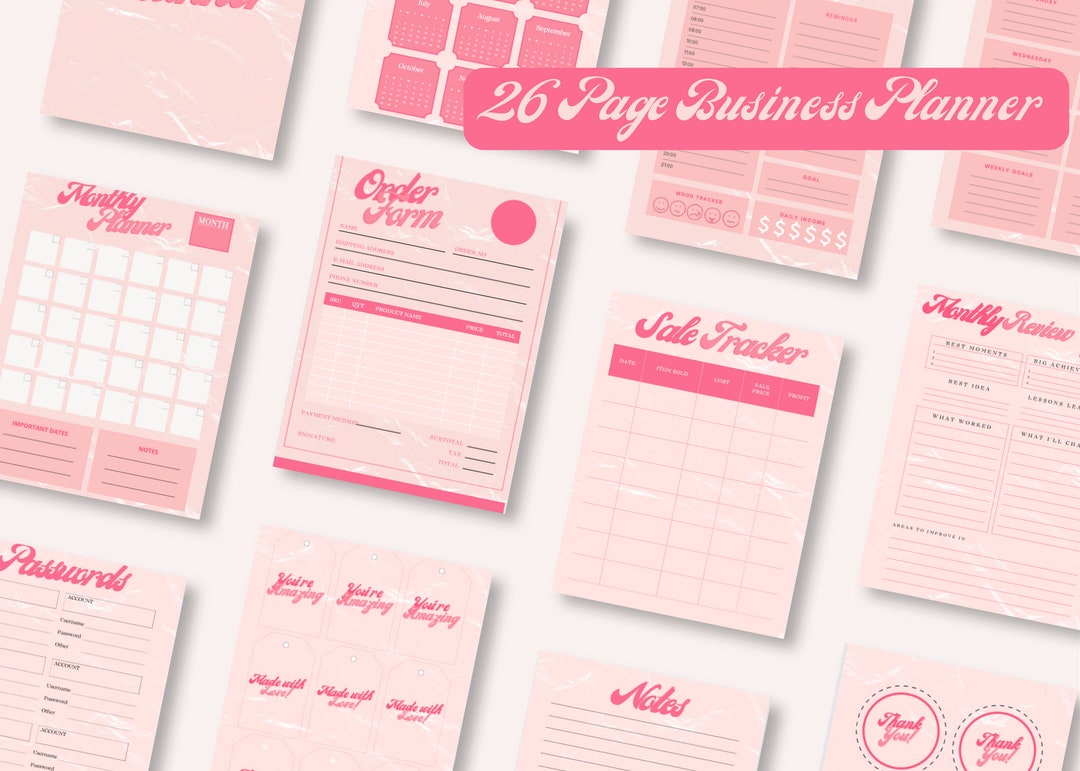 Small Business Planner | Planner| Planner Digital | Digital Planner ...