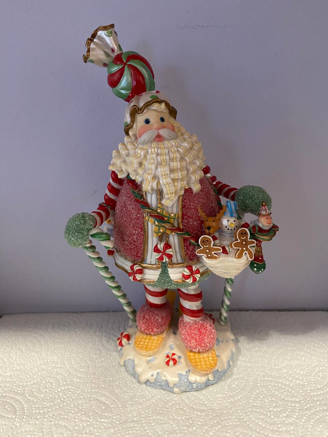 Lenox Candy Claus Figurine, SKU 770862, 8,5 Inch, Gorgeous , Sugary - Etsy