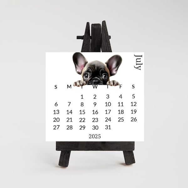 2025 Easel Desk Calender - Etsy