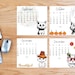 2025 Small Desk Funny Cat Calendar Optional Lamination and Wood Display ...