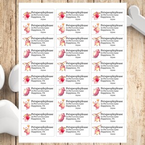 Funny Pig Lovers Return Address Envelope Labels Custom Peel and Stick ...