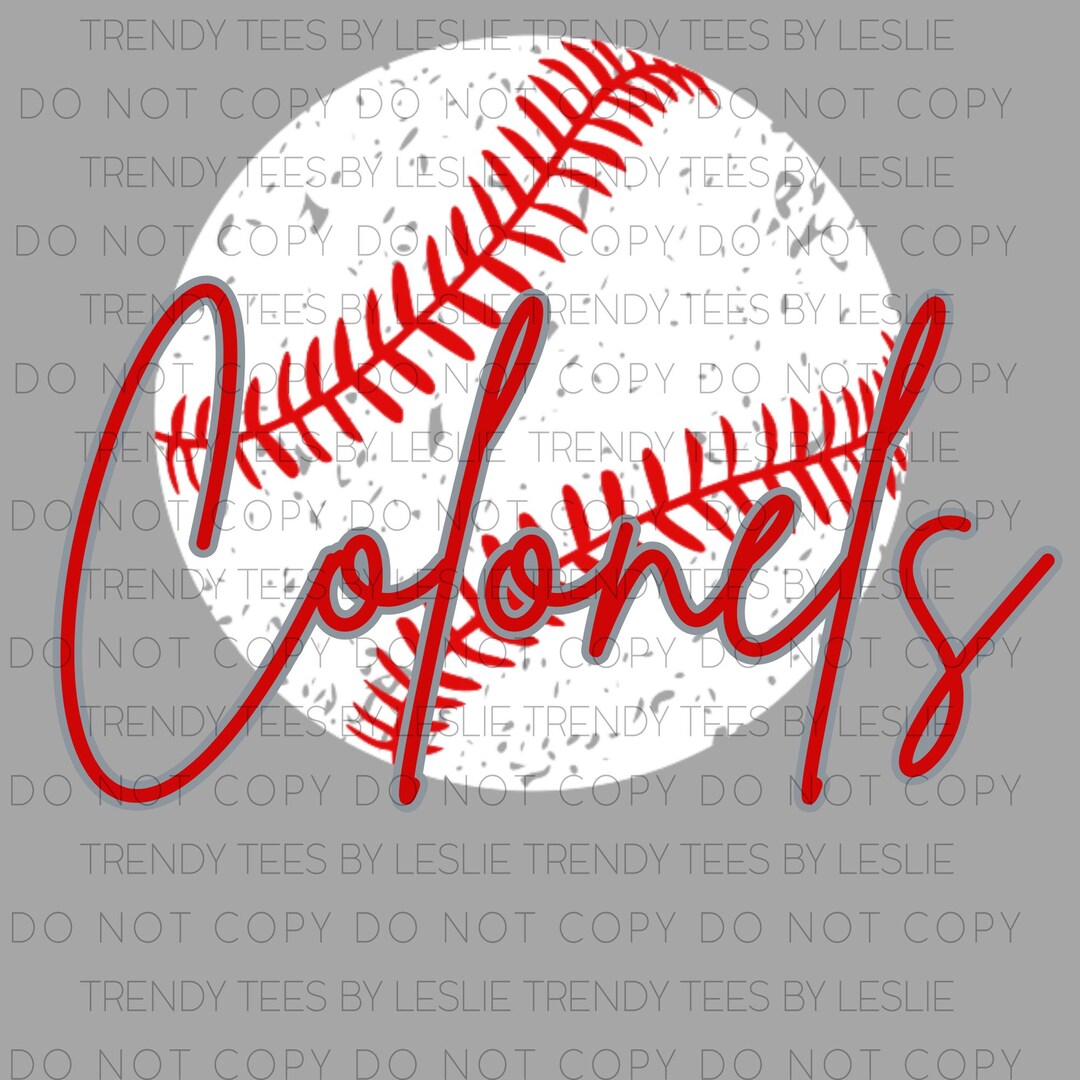 Colonels Baseball PNG | Baseball PNG| Game Day PNG| Custom Png | Custom ...