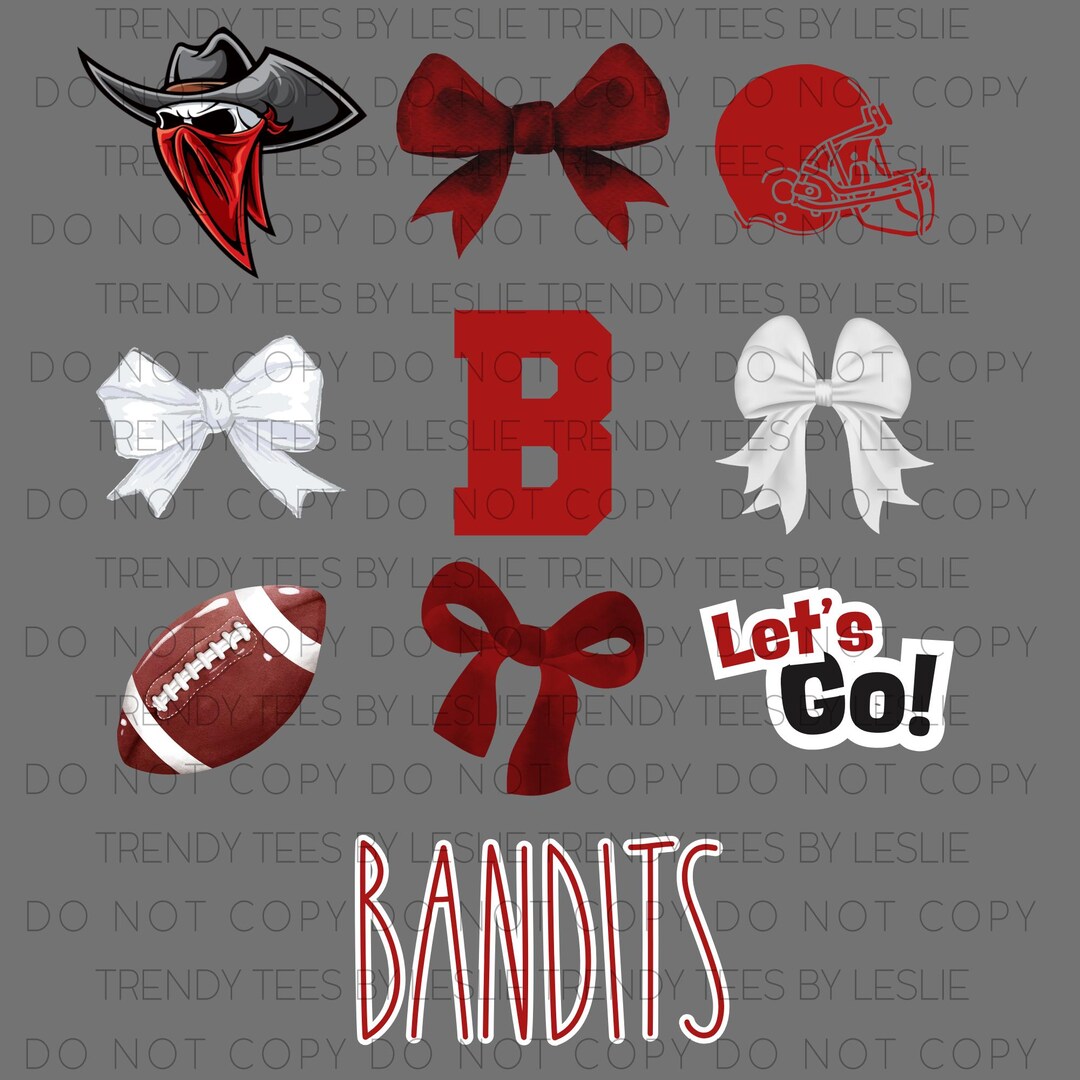 Bandits Football PNG | Bandit Bows PNG | Bandits PNG| Football Png ...