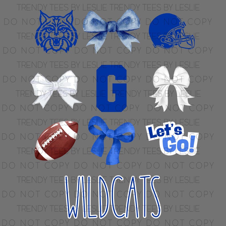 Wildcats Football Collage PNG | Team Spirit, Bows (digital Download) - Etsy