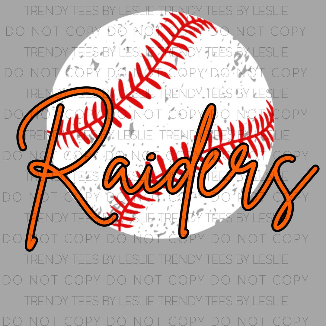Raiders Baseball PNG | Baseball PNG| Game Day PNG| Custom Png | Custom ...