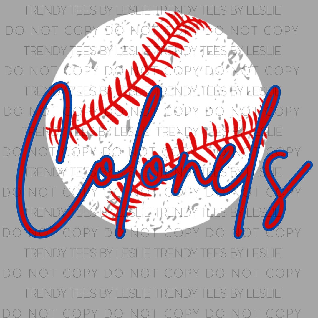 Colonels Baseball PNG | Baseball PNG| Game Day PNG| Custom Png | Custom ...